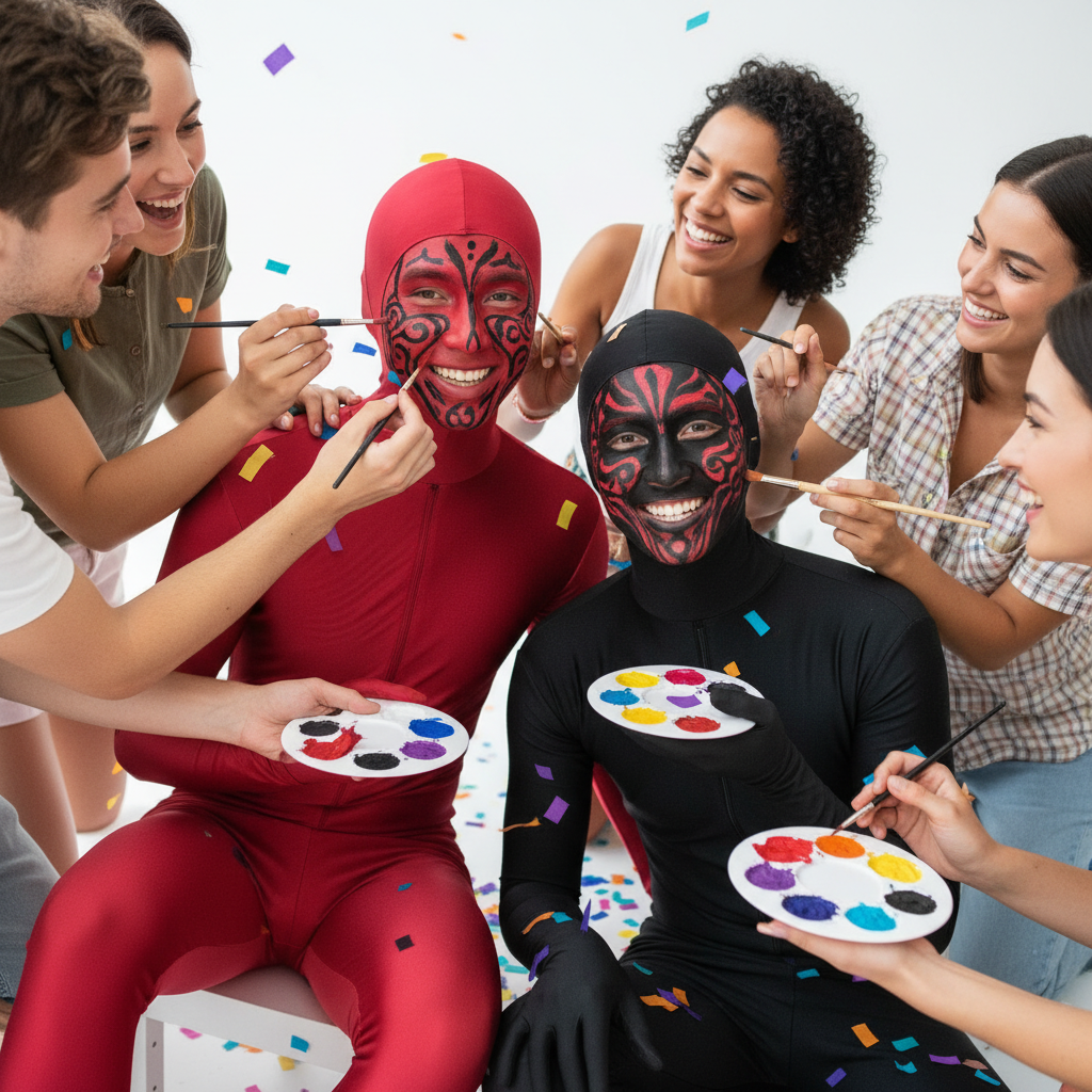 Face Paint on Morphsuits: Complete How-To Guide - Blog